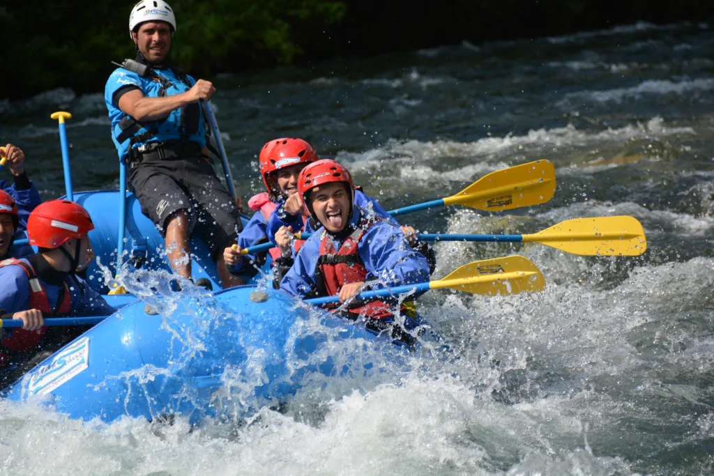 River rafting and canoeing activities in the heart of the Veneto region